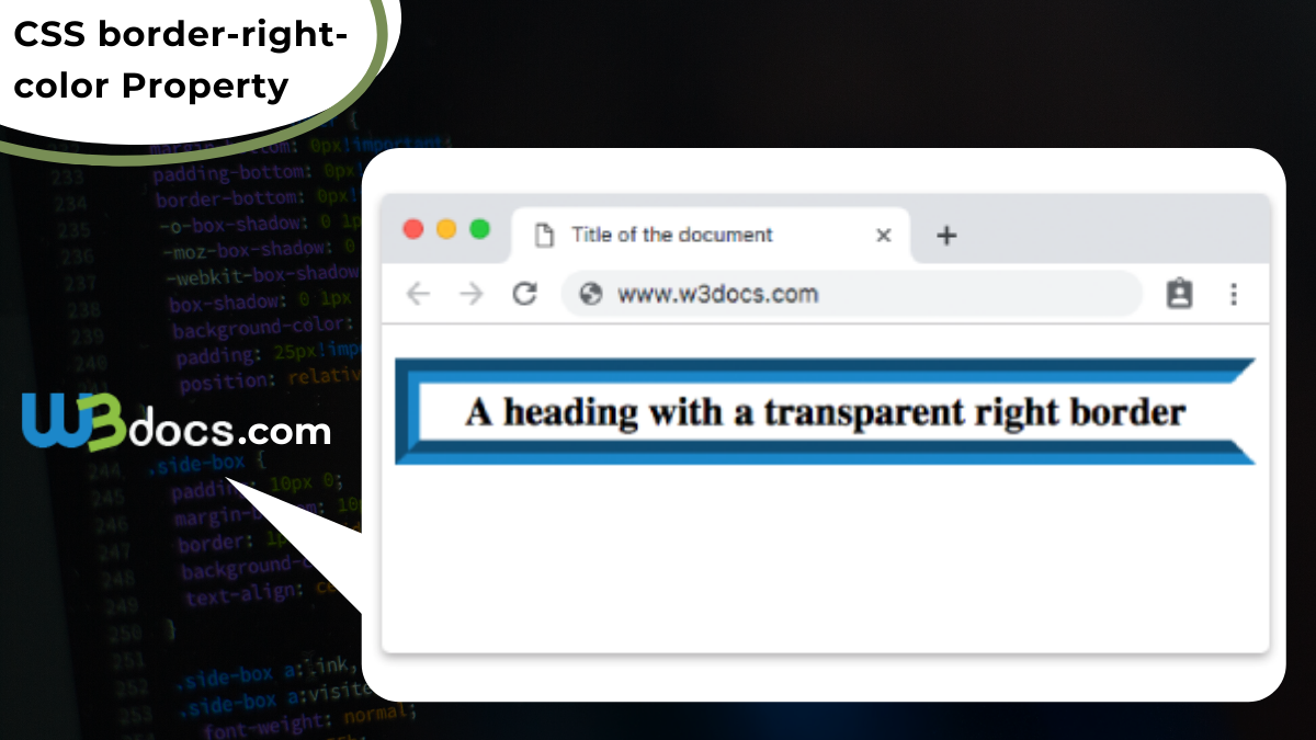 CSS border-right-color Property